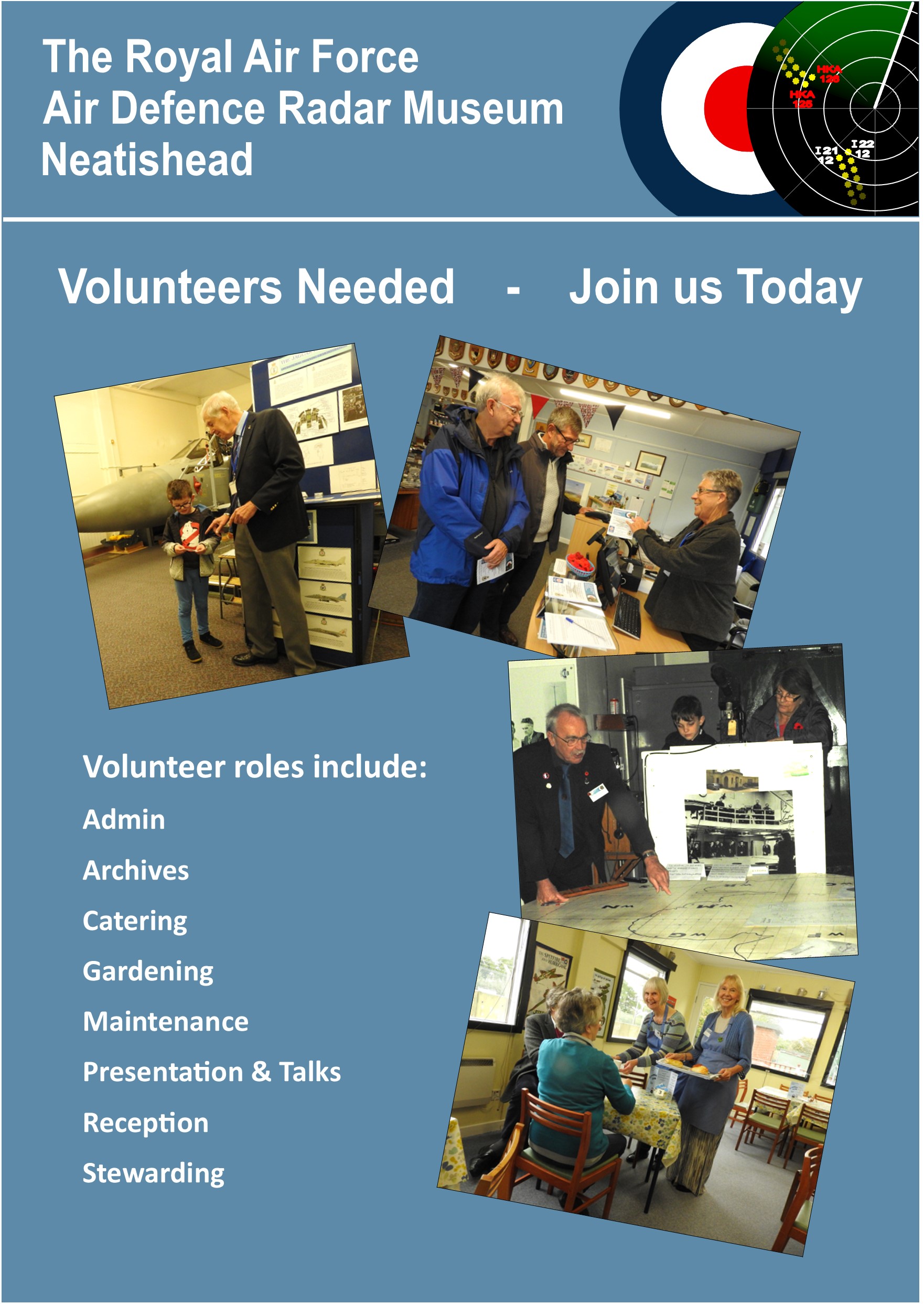 Get Involved | RAF Air Defence Radar Museum